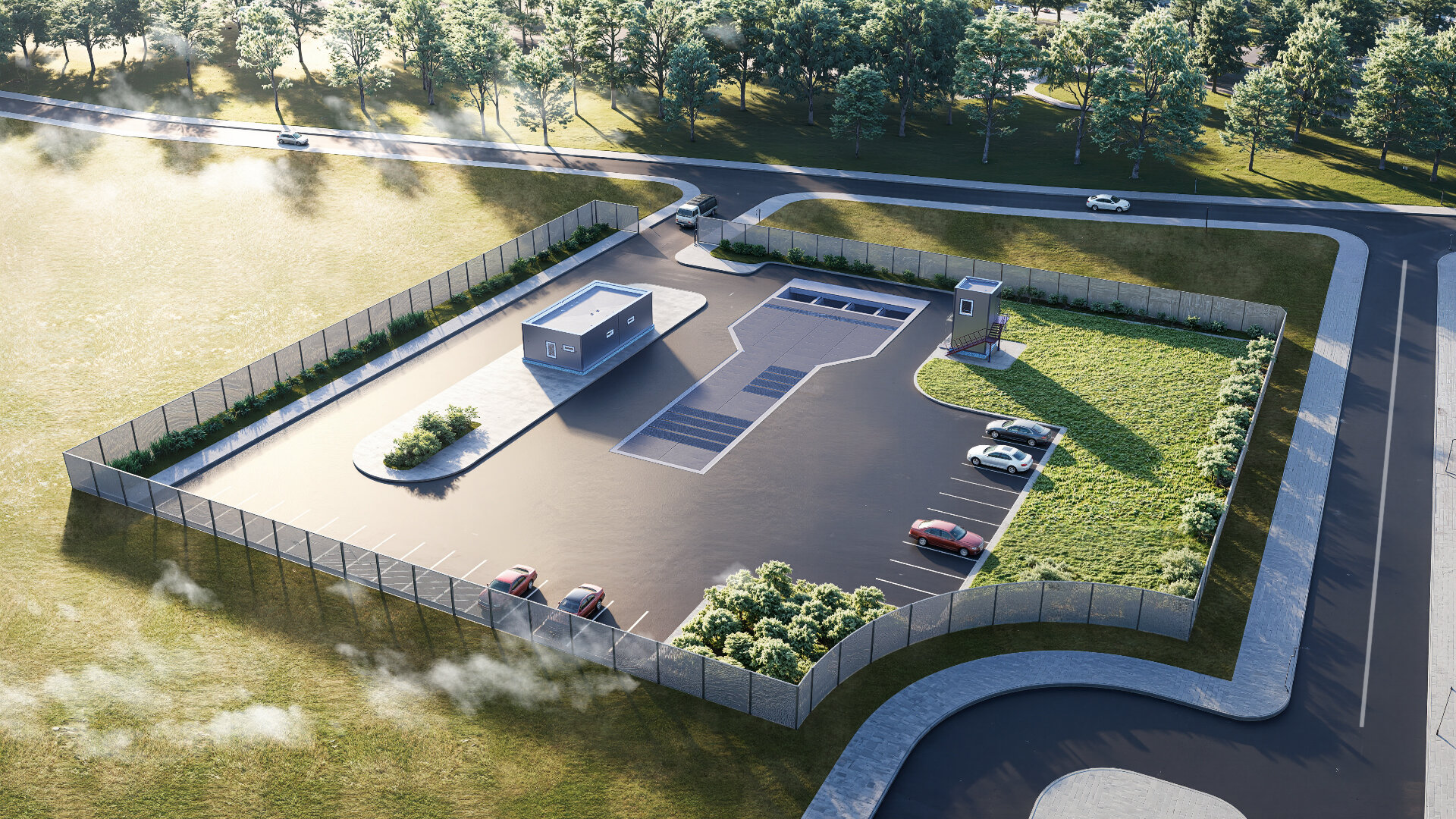 Engineering and Design of Snow-Melting Stations | ENECA Portfolio